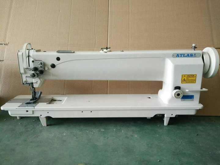 Long Arm Double Needle Lock Stitch Industrial Sewing Machine