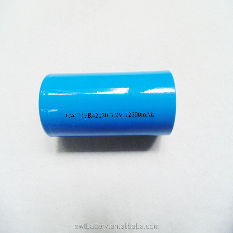 Rechargeable LiFePO4 IFR42120 3.2V 13000mAh Battery Cell for Electric ...