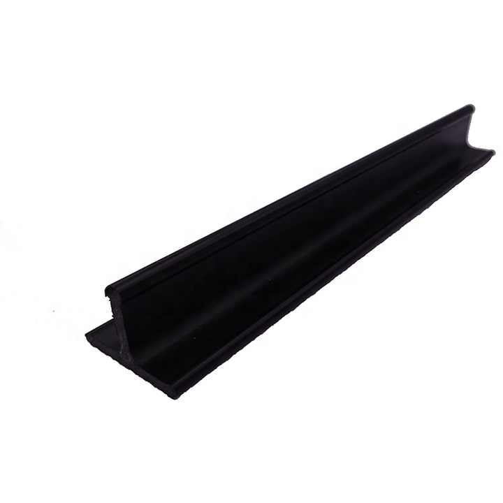 China Pvc Plastic Extrusion - Profil PVC Noir T-profile