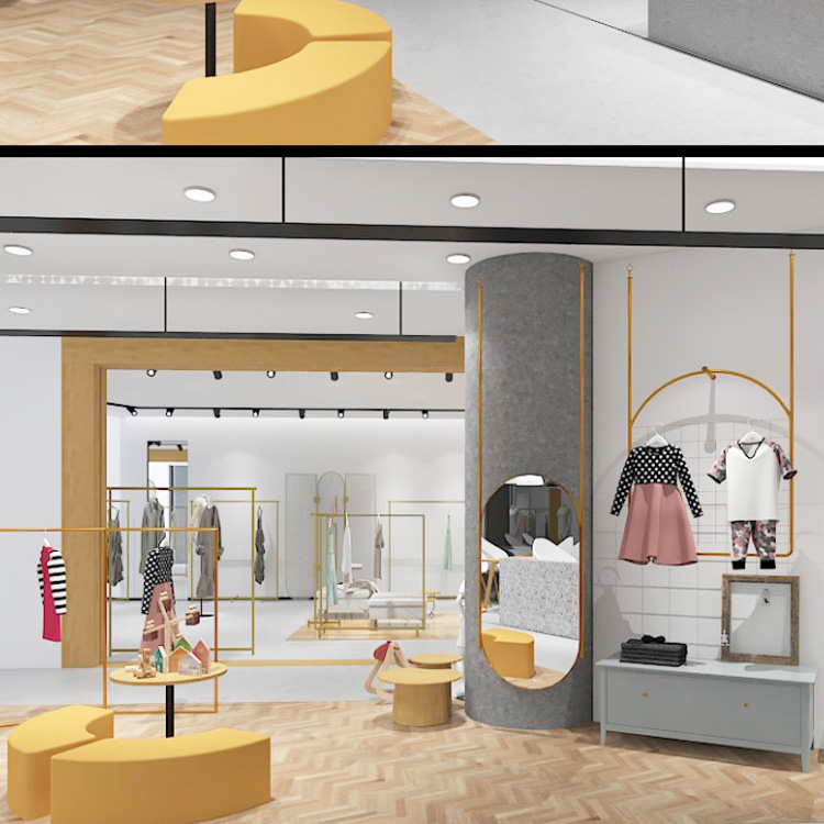 Custom Kids Shop Interior Design - Modern & Durable Display Solutions