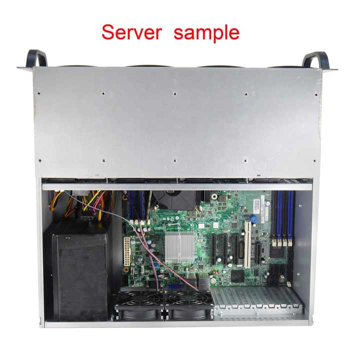 4U Rackmount Server Case with 8 Hot-Swappable Drive Bays
