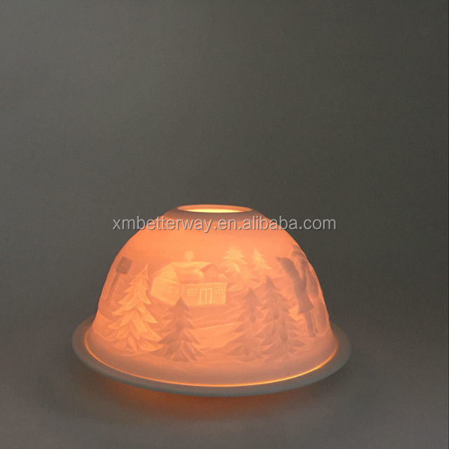 Home & Living Candleholders Home Décor porcelain translucent light Tea ...
