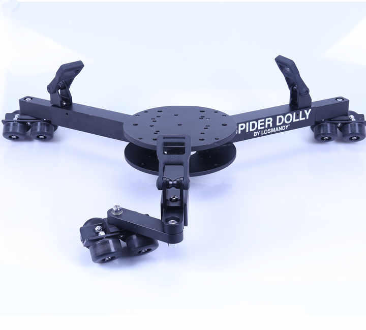 3 Leg Spider Dolly Kit with 40ft Flex Track for Camera Porta-Jib and Tripod