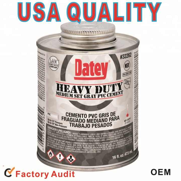 Clear pvc glue for pvc pipe, pvc cement