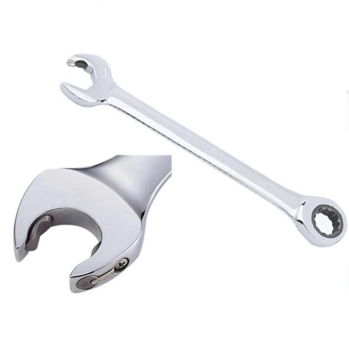 Metric & Inch Open Ended Ratchet Wrench Spanner - High Efficiency