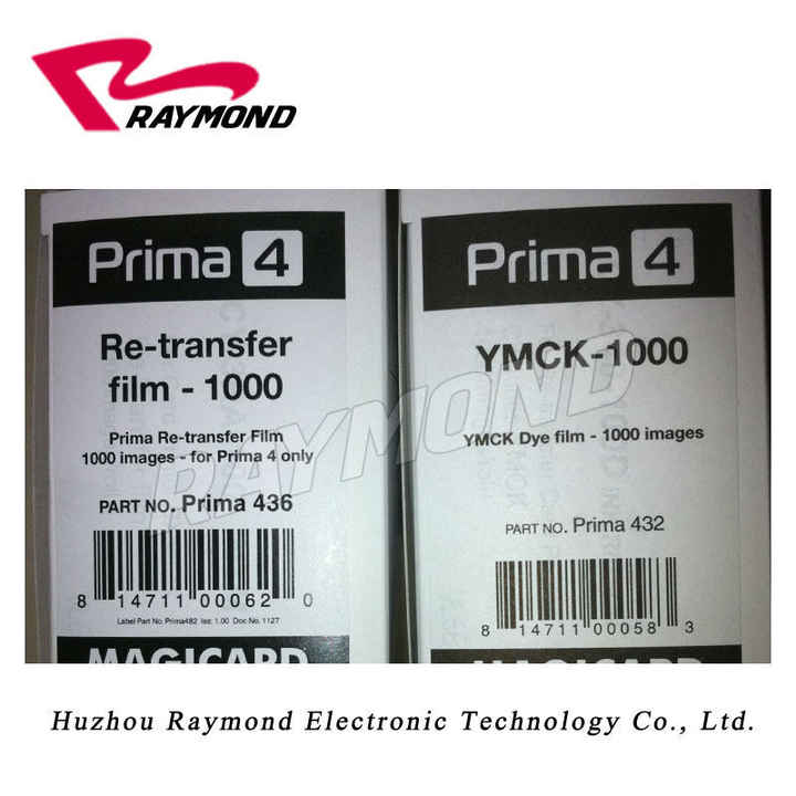 Magicard Prima431,Prima 432 YMCK Color Ribbon and Prima 436 Retransfer ...