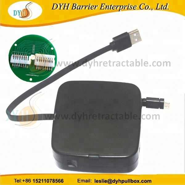 Hi-speed USB Mini Retractable Cable Reel - 50000 Retracts