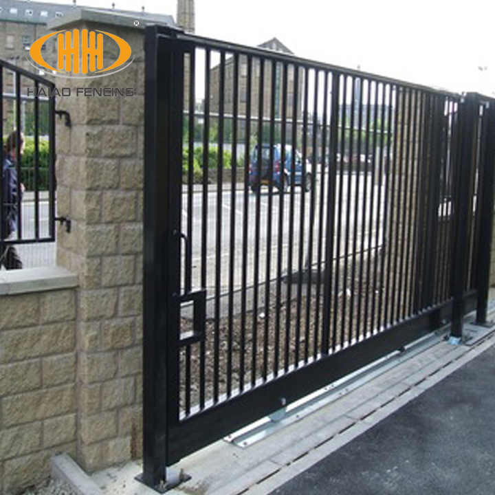Cheap Australia Main Gate Design Steel Sliding Gate by HAIAO