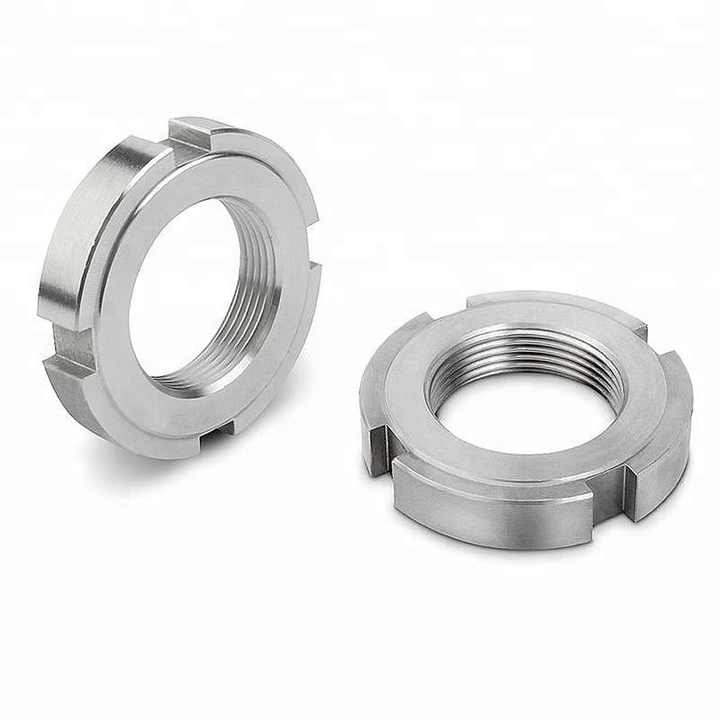 DIN1804 Slotted Round Lock Nut - Stainless Steel Quality