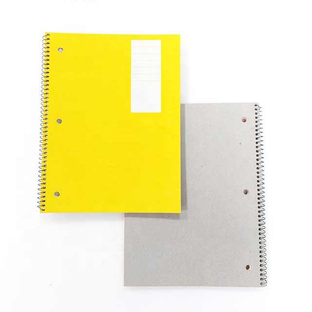 Custom 1 Subject College Ruled Yellow Cheap Bulk Spiral Notebooks ...