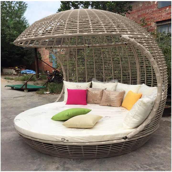 Unique Rattan Patio Sunbed - Modern Outdoor Furniture for Garden & Deck ...