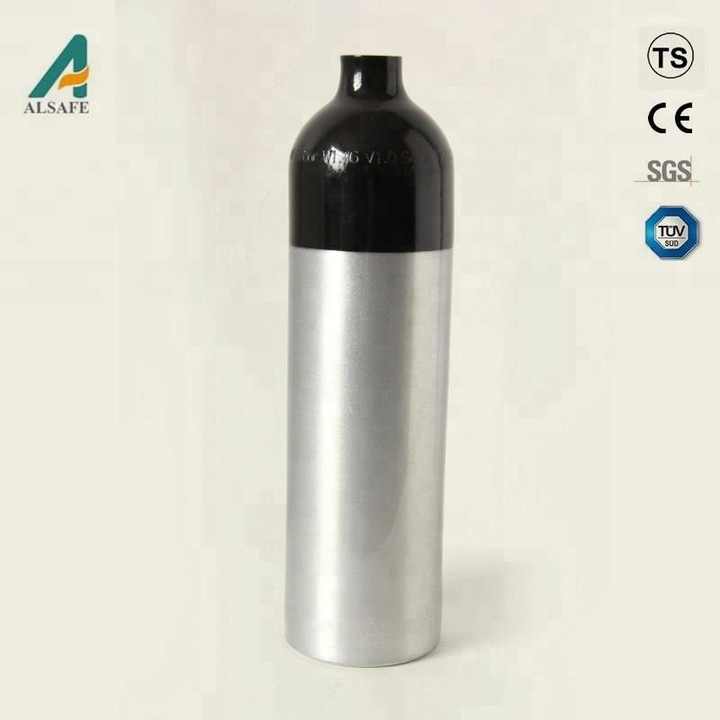 ALSAFE High Pressure Small Aluminum Nitrogen Gas Cylinder