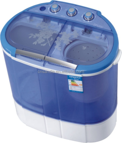 Portable Twin Tub Mini Pet Clothes Washing Machine with Dryer