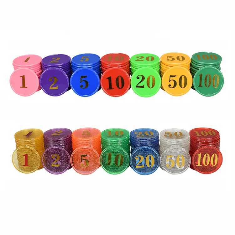 Custom Plastic Token Coins - Bulk Wholesale Available