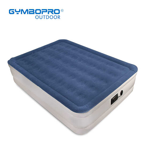 Flocked Air Three Layers High Raised Mattress Bed Inflatable