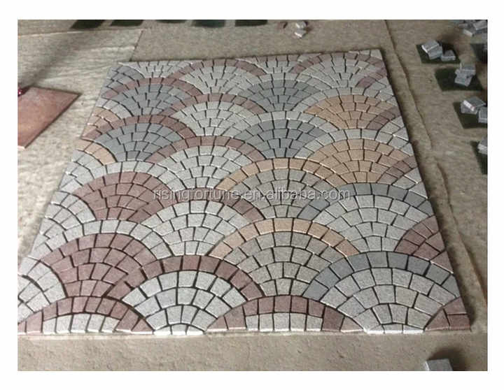Stone fan pattern patio pavers| Alibaba.com
