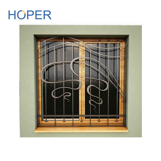 Decorative Iron Window Bars - Modern Style, Custom Steel Design