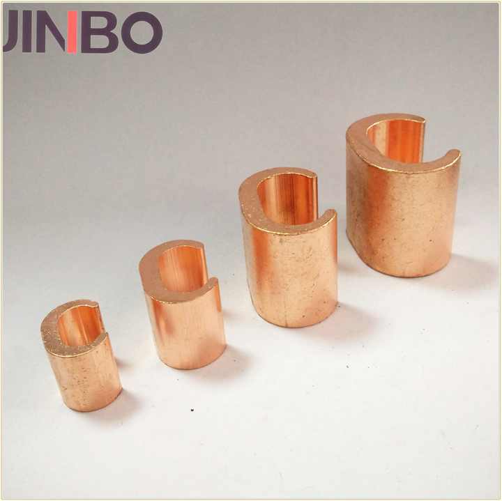 Cheap Pure Copper C-Type Cable Clamps for Electrical Ground