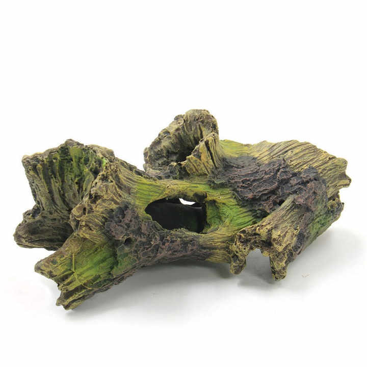 Resin Tree Log Aquarium Fish Tank Ornaments - Decorative