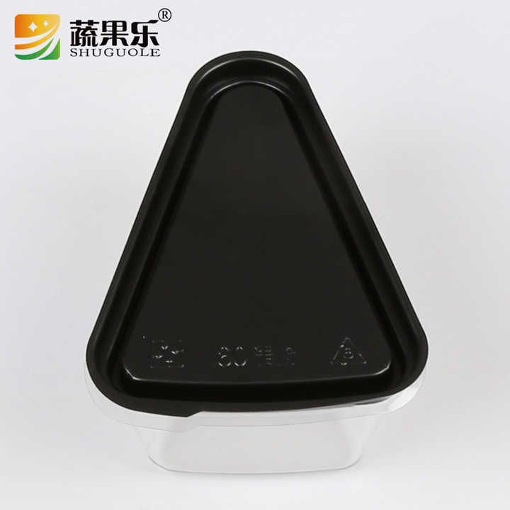 치즈 케이크 샌드위치 용기 미니 박스 투명 플라스틱 단일 베이커리 케이크 조각 용기 식품 투명 플라스틱 삼각형 케이크 상자