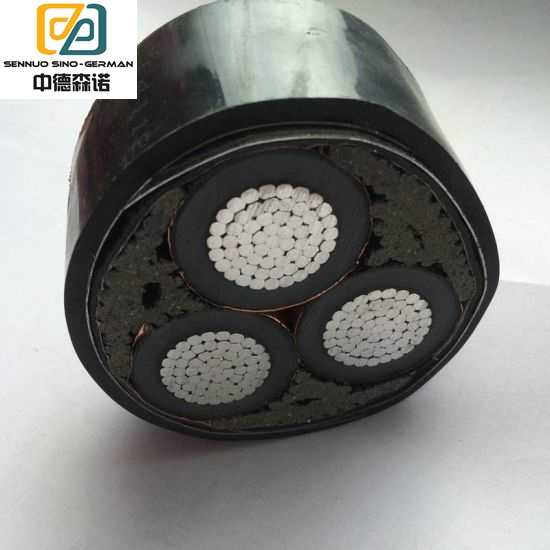 11kV XLPE SWA Armoured Cable 3 Core 70mm2 Medium Voltage PVC Insulated Copper Aluminum Conductor ...