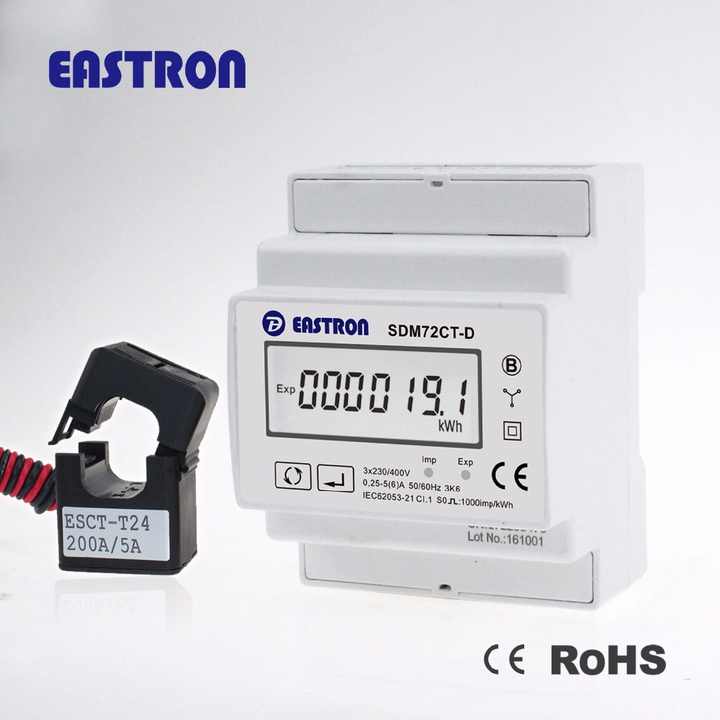 Eastron SDM72CT-D 3 Phase Kwh Meter - Smart Energy Monitoring