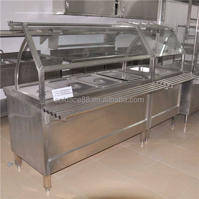 Electric Stainless Steel Bain Marie Food Warmer for Restaurants