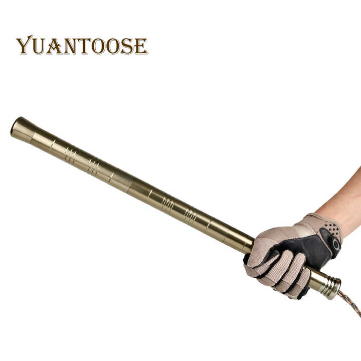 Folding Portable Camping Walking Self-Defense Tool Tactical Stick