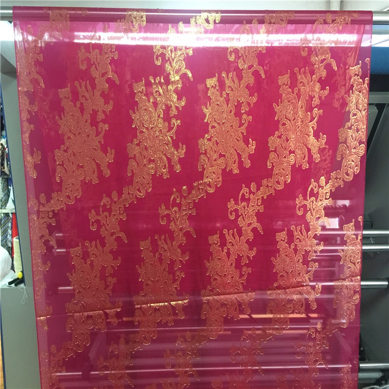 Embroidered Chiffon Fabric - Elegant New Design 2025