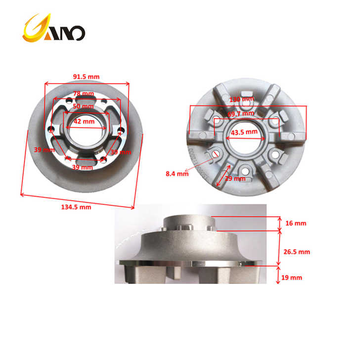 Bajaj Boxer Motorcycle Spare Parts - Rear Hub Muffer