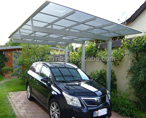Strong and durable aluminum car parking shade Metal Frame Material and ...
