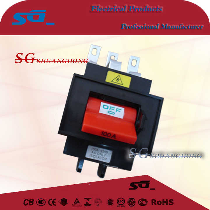 100A ISOLATOR SWITCH Main Switch Isolator Switch 3 Phase