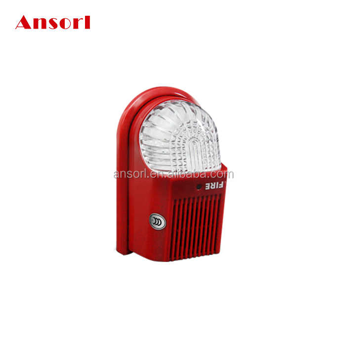 Addressable Fire Alarm Bell with Strobe Light - System Sensor Bell