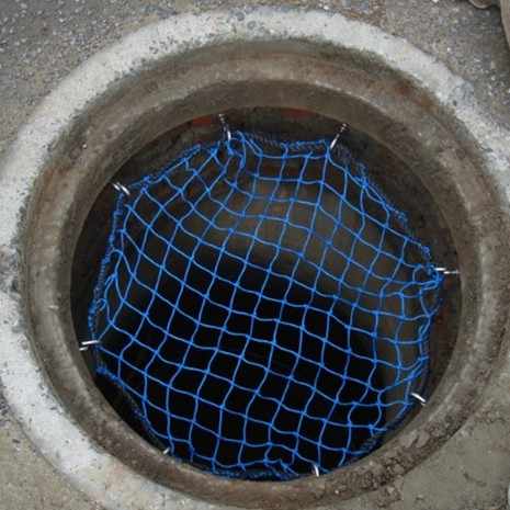 HDPE Round-Shaped Sewer Well Cover - Safety Anti Drop Net