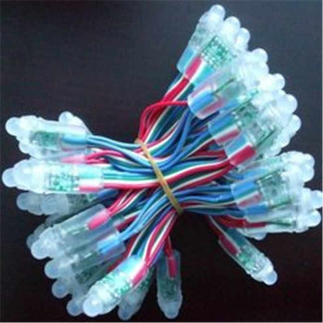 8mm 12mm Addressable Matrix Bullet Pixel Ws2811 RGB LED String Point Light