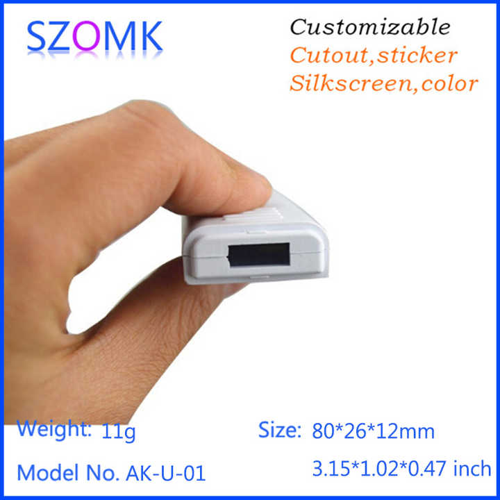 Plastic USB Connector Housing Box Enclosure (w)26*(h)12*(l)80mm