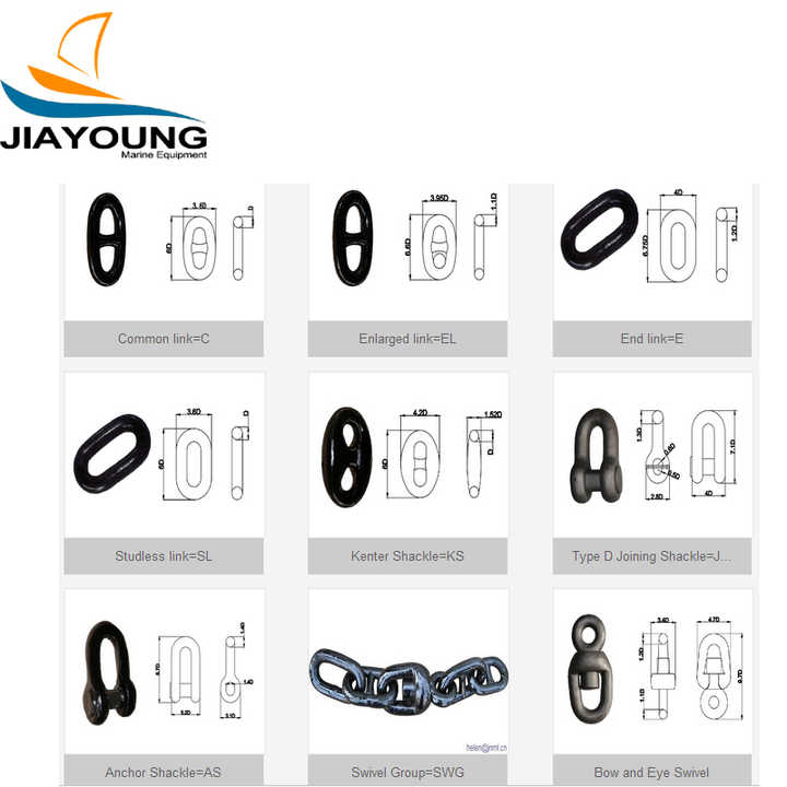 Different Type Parts of Anchor Chain for Sale - Durable & Reliable