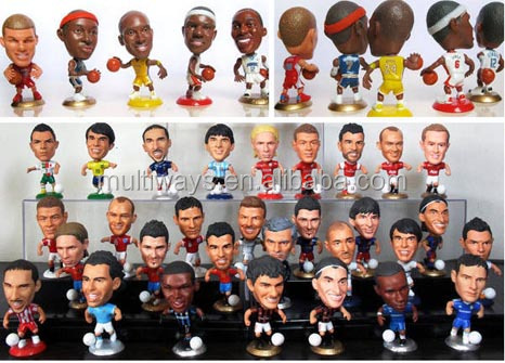 Miniature Football Players Figures - PVC Action Toys 6.5cm