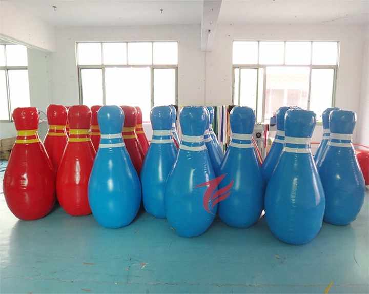 Giant Inflatable Human Bowling Pins Set - Fun & Durability