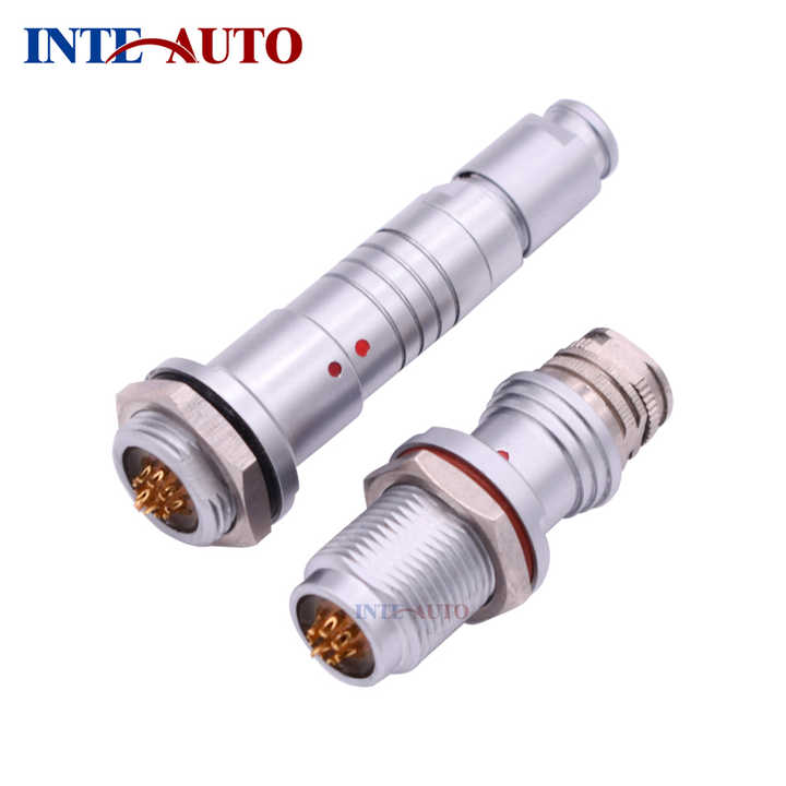 Fisher 104 Series 5 Pins Circular Push Pull Connector