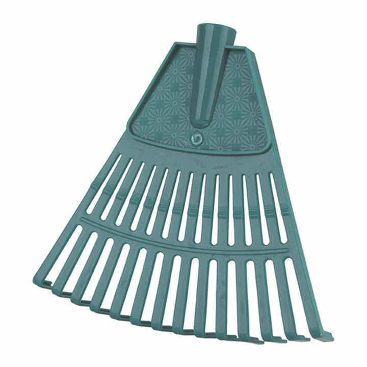 Small 14 Teeth Child Garden Plastic Rake with Short Wood Handle ...