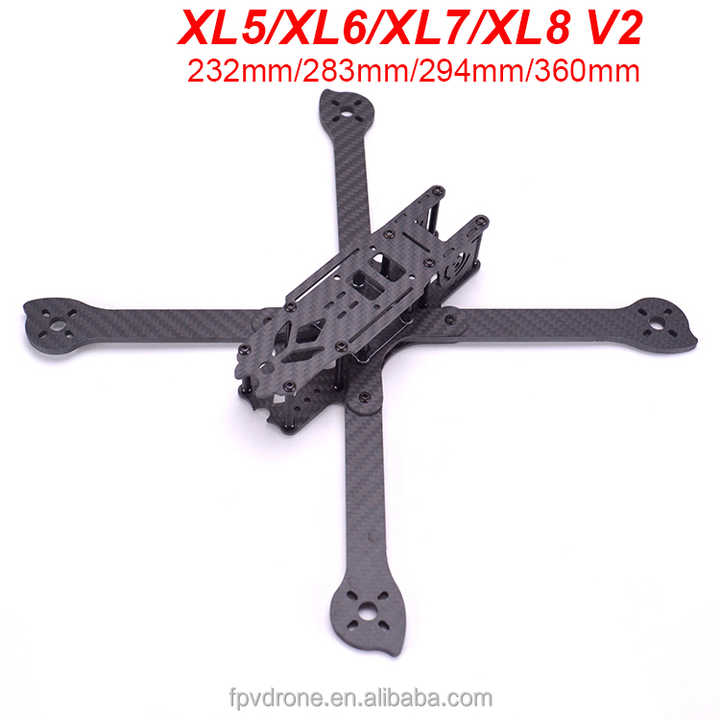 3K Full Carbon Fiber FPV Freestyle Frames - XL5 to XL8