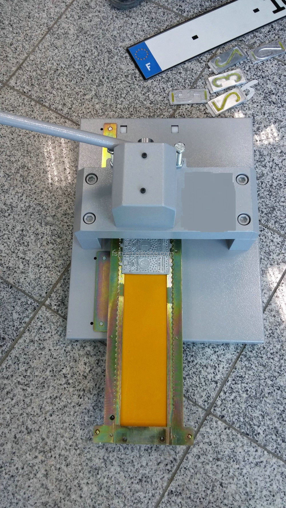 Car Number Plate Maker - High-Quality CNC Press Machine