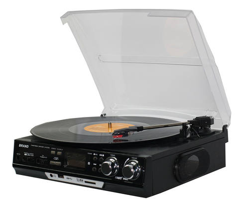 Multi Turntable Player&vinyl Player With Cd Player/usb/sd Record/aux ...