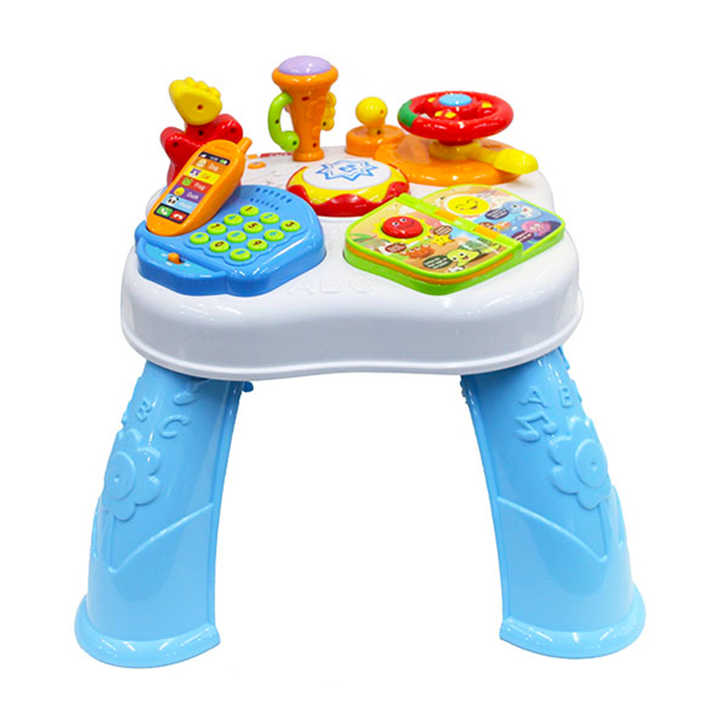 Educational Multifunctional Electric Plastic Learning Table Toy Kids