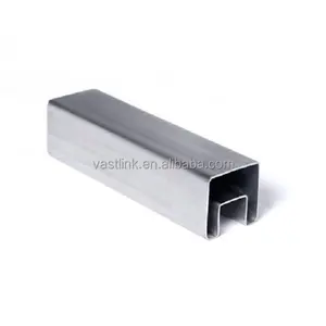 Alibaba.com: VAST LINK 304 Stainless Steel Square U Channel Slot Tube ...