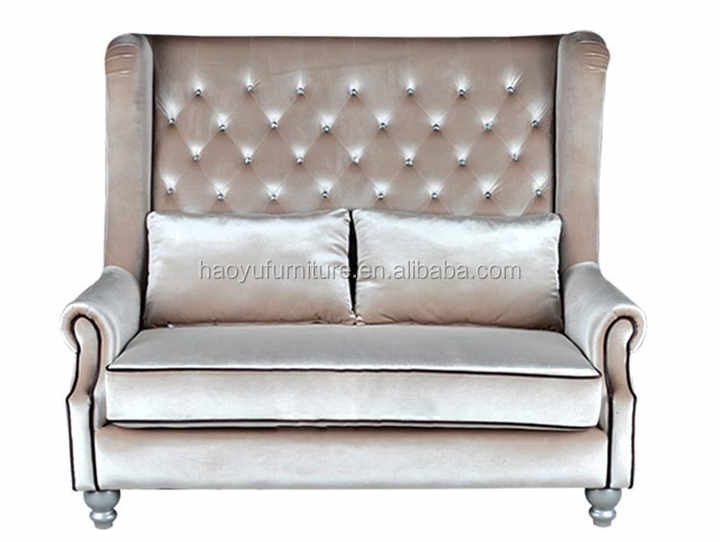 TB02 High Back Chesterfield Sofa - Elegant Velvet Comfort