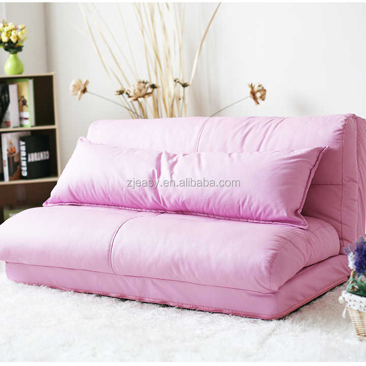 Korean style fabric folded sponge floor sofa with 5 positions ...