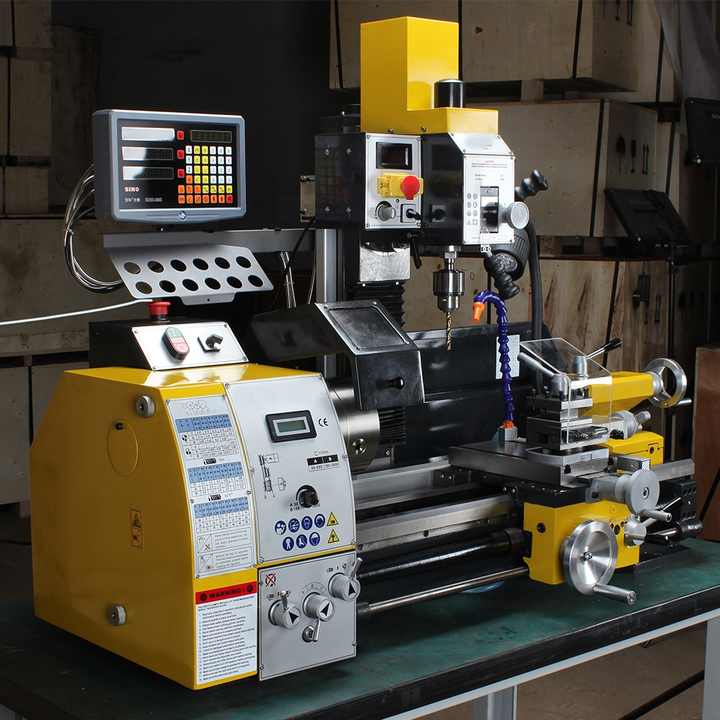 DIJIN Multi-Purpose Lathe Machine - 1.5KW Power & Video Inspection