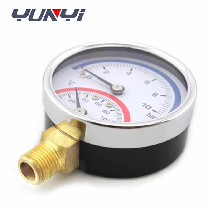 Combined Temperature Pressure Gauge - Reliable & Durable